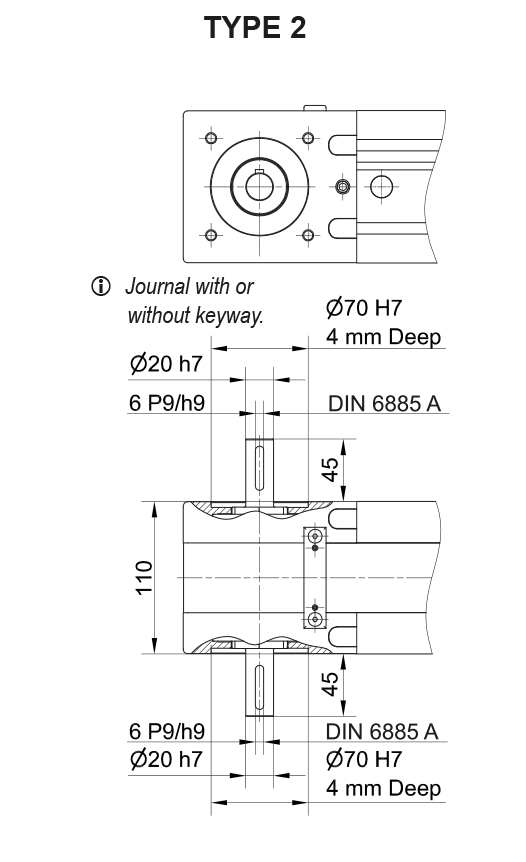 Linear Unit MTJ 110 | Rollco