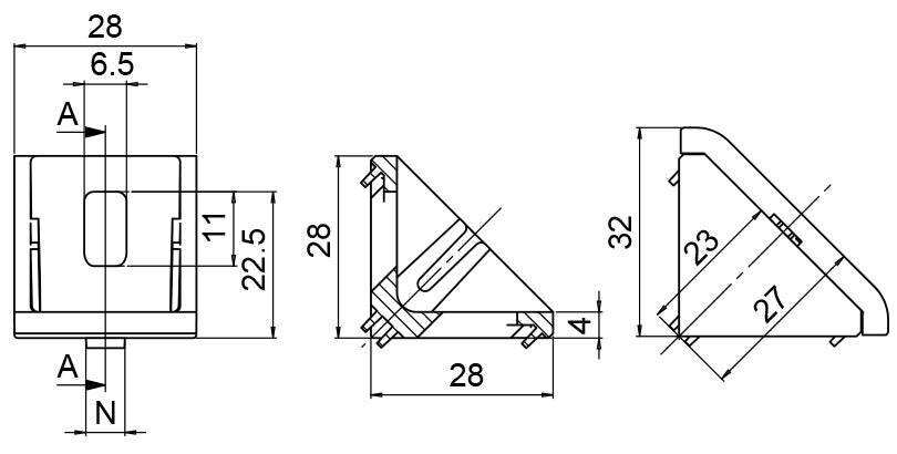 Angle Set 6 30x30 | Rollco