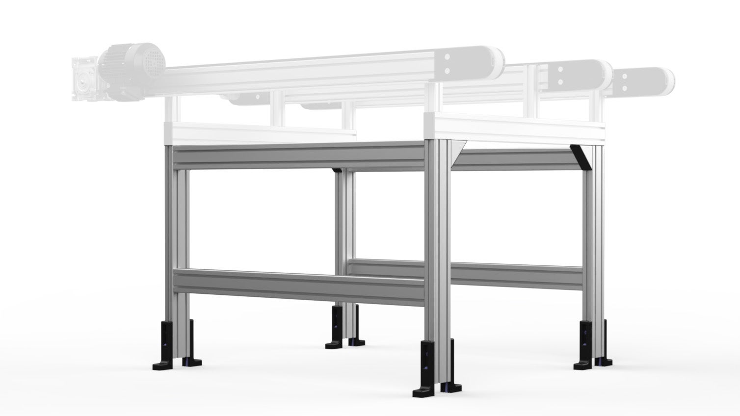 Conveyor Stand for Timing belt conveyors size 80 multisystem | Rollco
