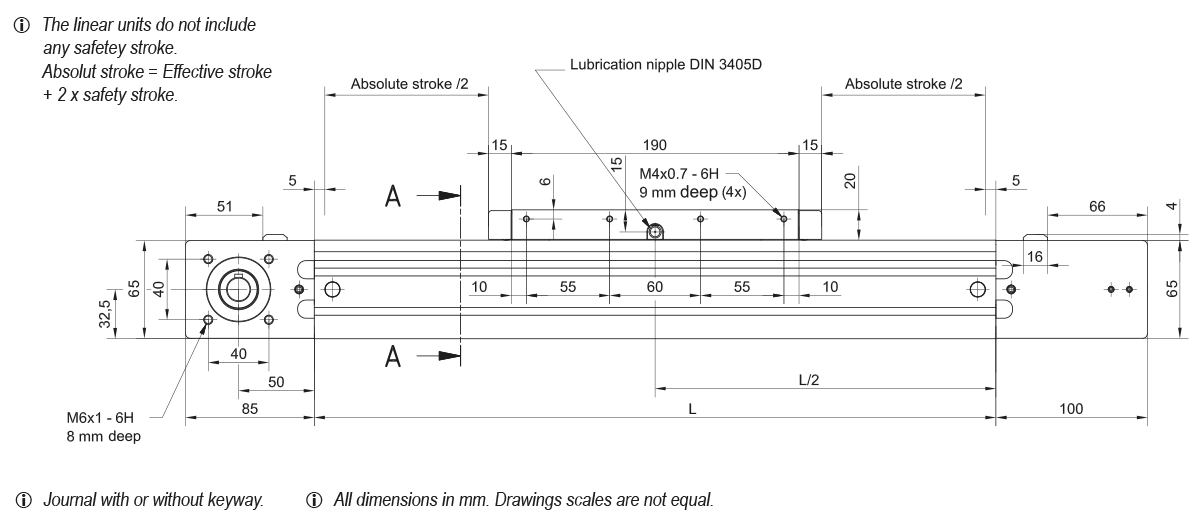 Linear Unit MTJ 65 | Rollco