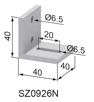 Fixing Angles 40 x 40 & 40 x 20 | Rollco